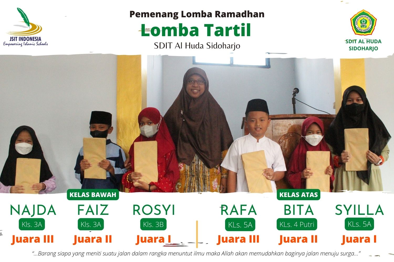 SDIT Al Huda Sidoharjo Memeriahkan Bulan Ramadhan dengan Berbagai Macam Lomba - SDIT AL Huda ...